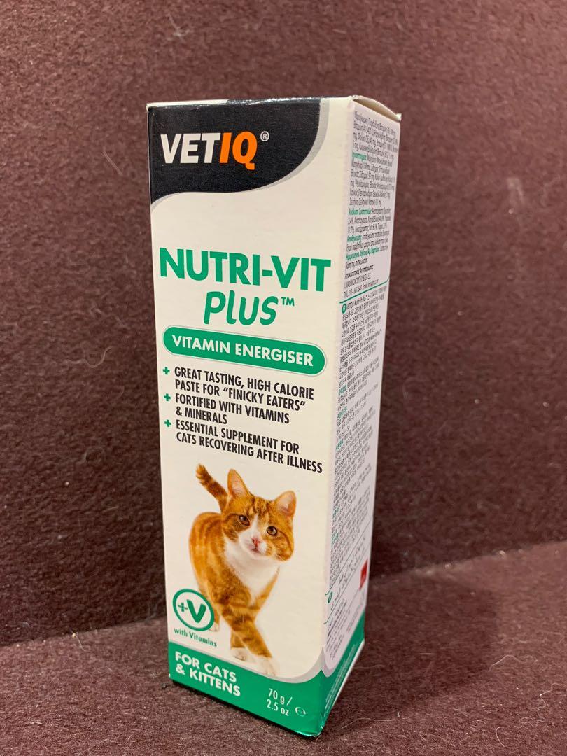 VetIQ Nutri-Vit Plus (貓用)營養膏 70g, 寵物用品, 寵物食品 - Carousell