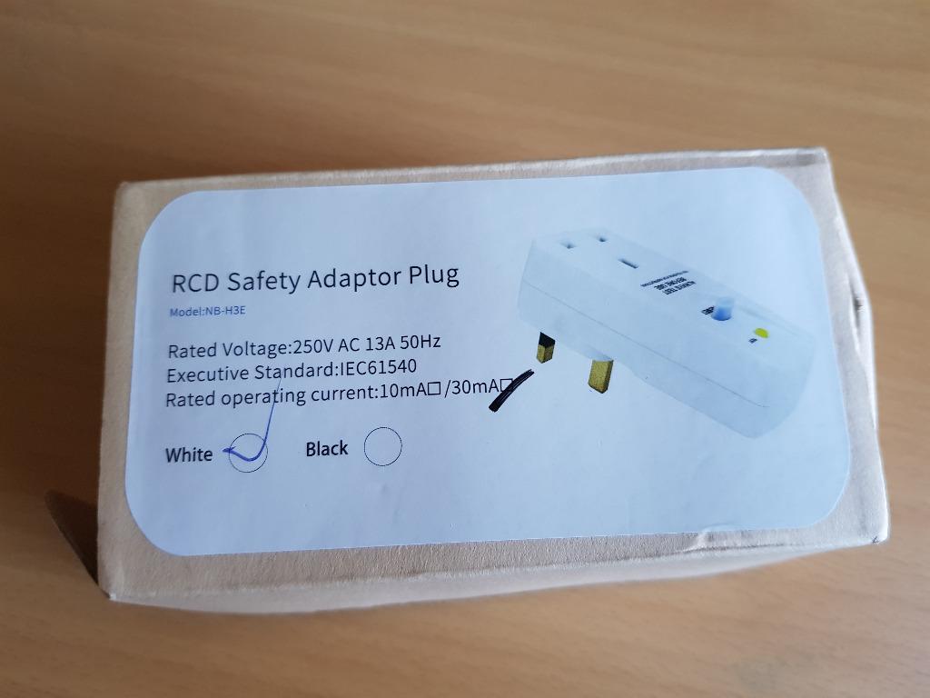 WTS: 13A 30mA RCCB / RCD Ground Leakage Protection Socket / Plug ...
