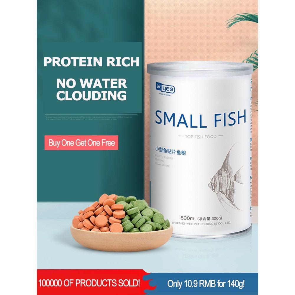 YEE Fish Food Pellet For Guppy Fish, Tropical Fish, Goldfish & Tetra ...