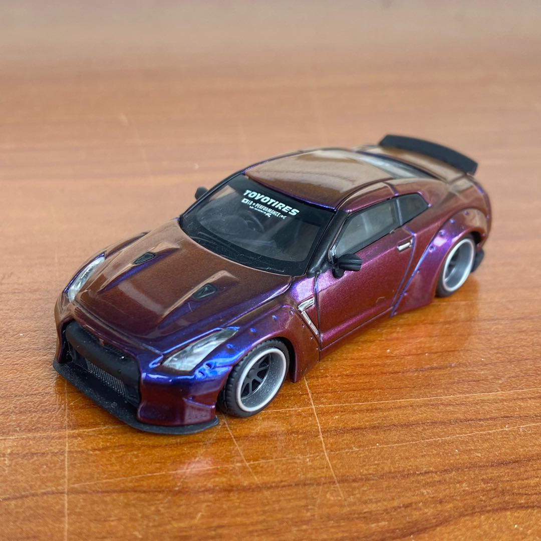 1/64 Liberty Walk GTR R35 Midnight Purple, Hobbies & Toys, Toys & Games ...
