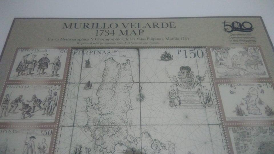 1734 Murillo Velarde Map Stamp, Hobbies & Toys, Stationary & Craft ...