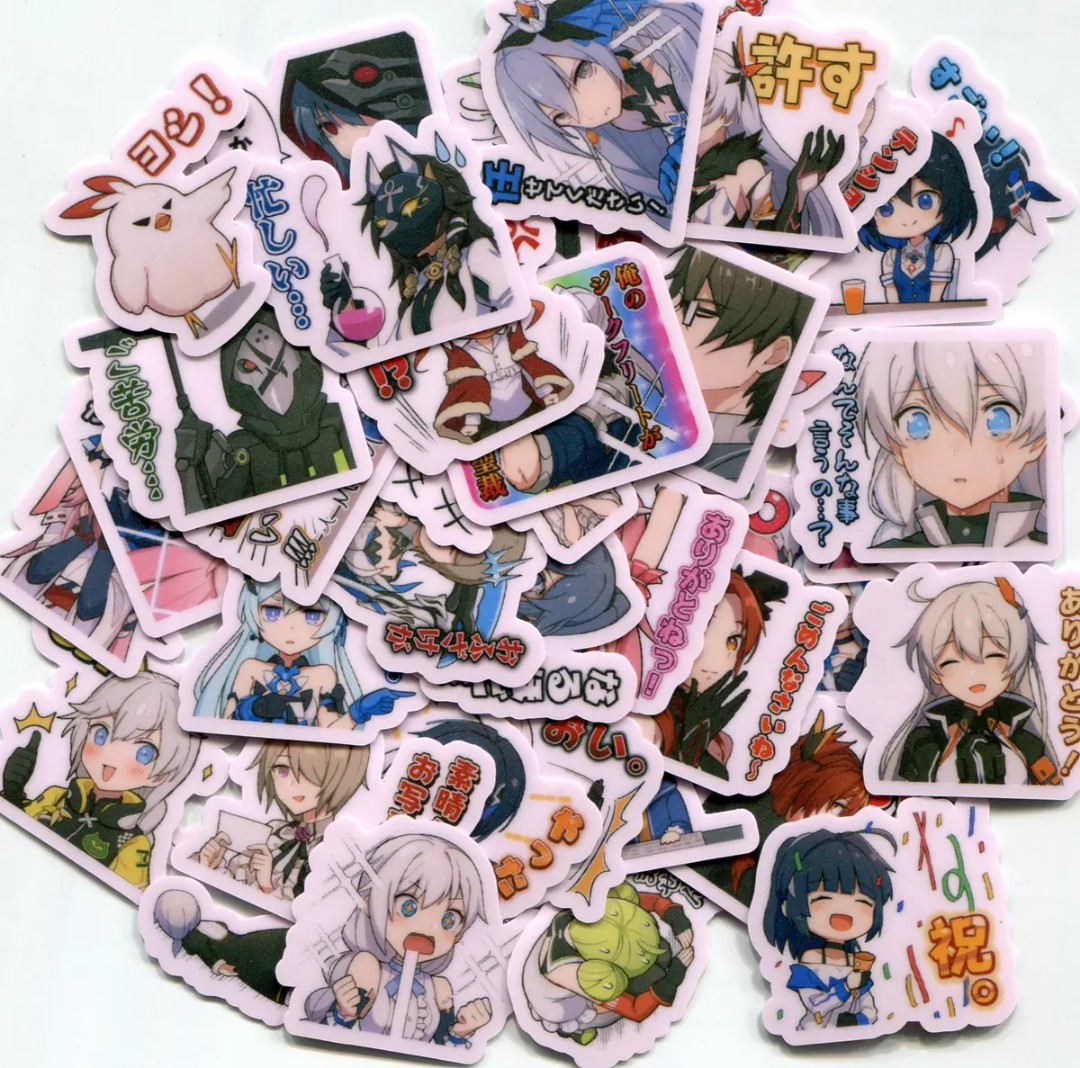 (崩坏3rd) Honkai Impact 3rd Stickers, 興趣及遊戲, 收藏品及紀念品, 明星周邊 - Carousell