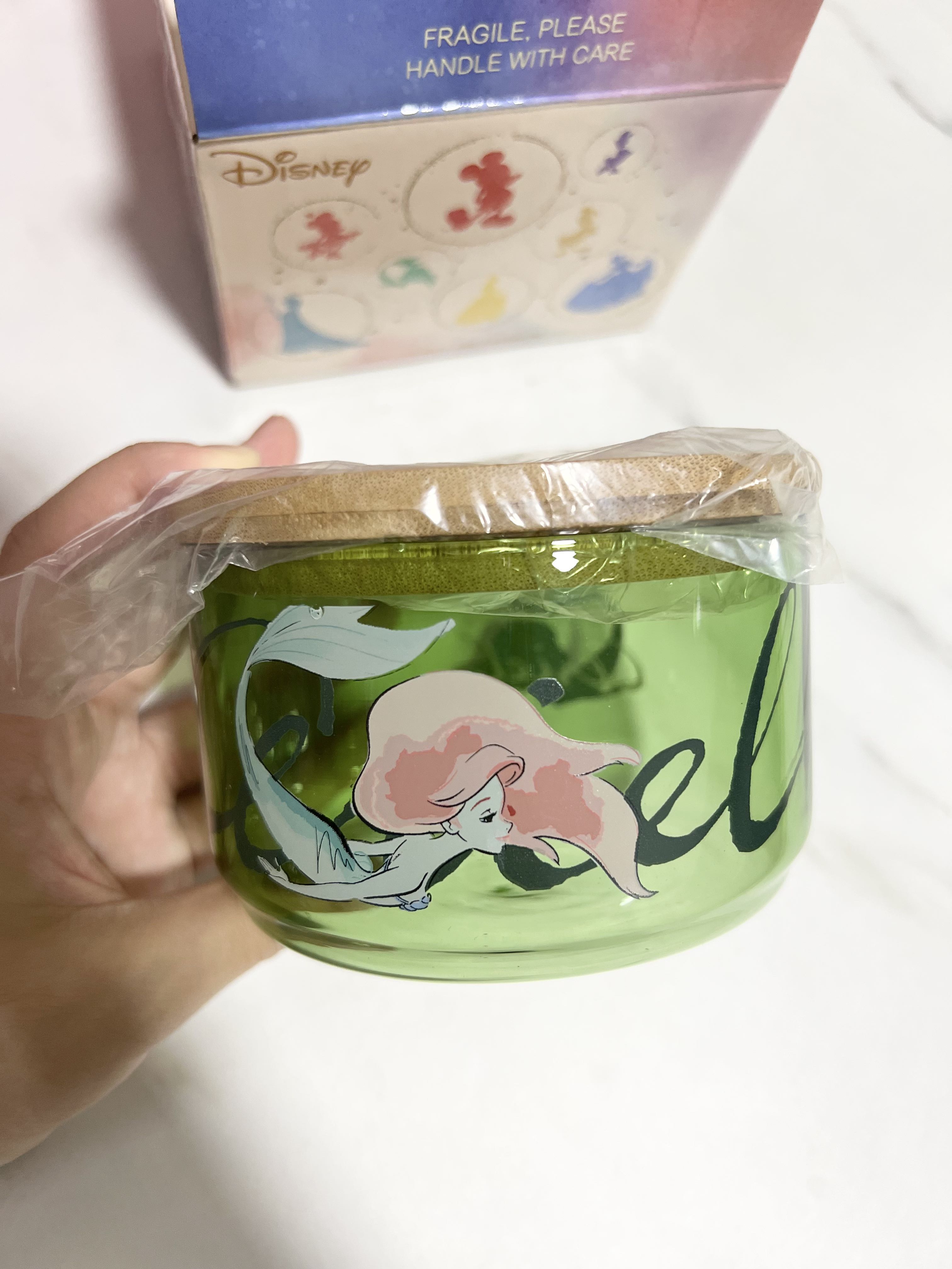 7-11 Disney Magical Glass Fantasy container Ariel, Furniture & Home ...