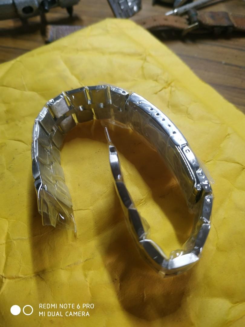 Aftermarket seiko fishbone watch bracelet 20mm, Men's Fashion, Watches ...