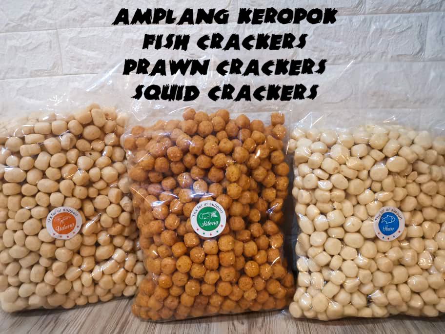AMPLANG Keropok/ Crackers 500g, Food & Drinks, Packaged & Instant Food ...