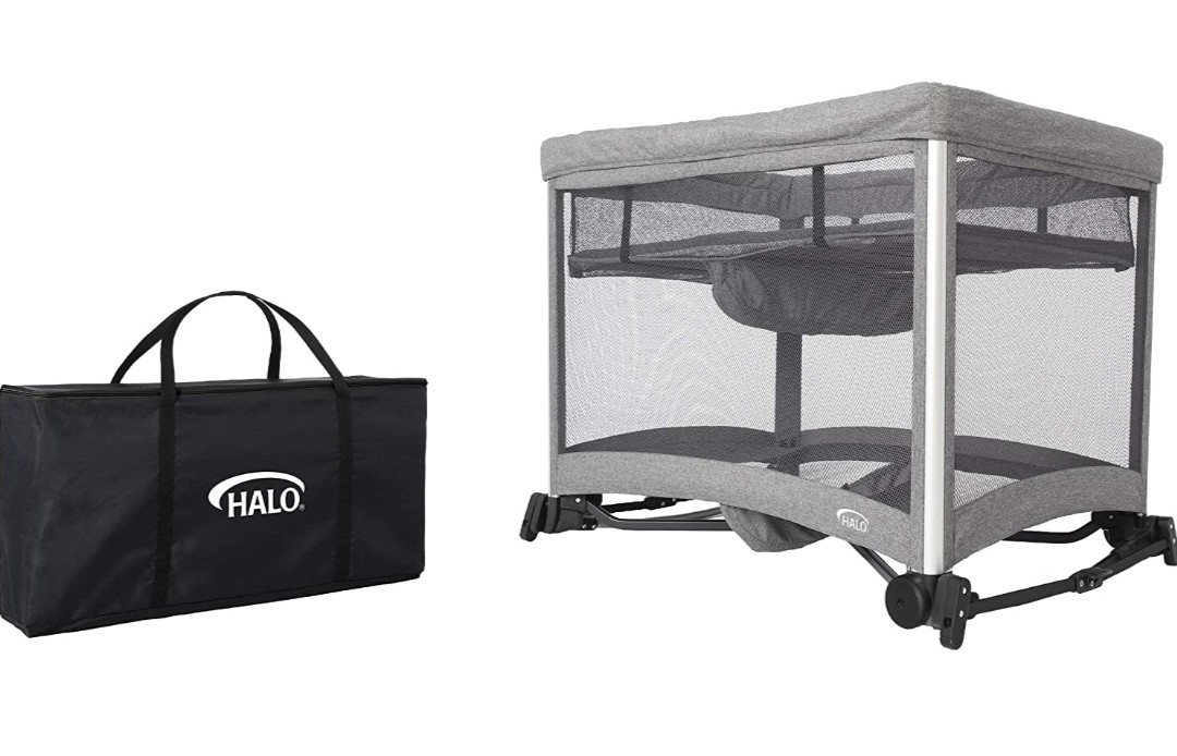 Baby Cot - HALO 3-in-1 DreamNest Rocking Bassinet, Portable Crib ...