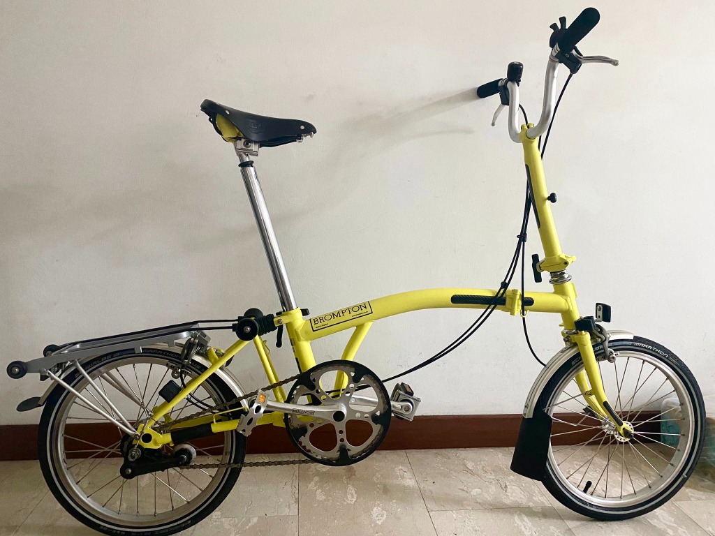 Brompton - Dirty Yellow, Sports Equipment, Bicycles & Parts, Bicycles ...
