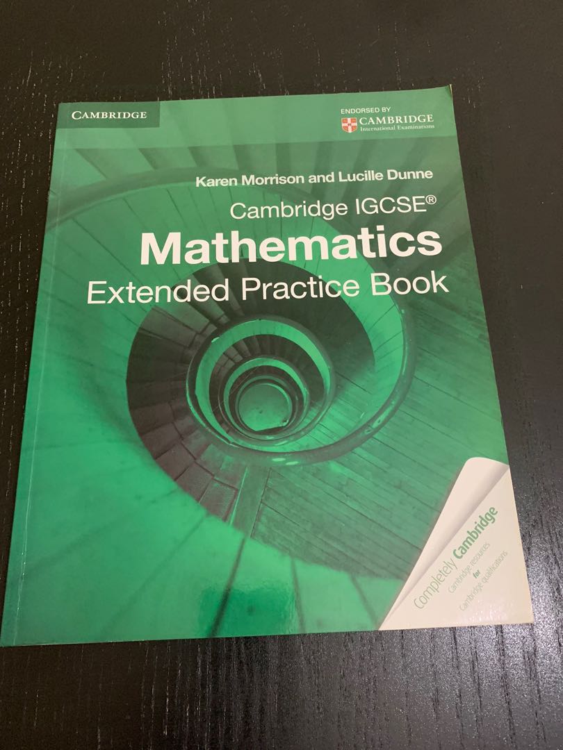 BN Cambridge IGCSE Mathematics Extended Practice Book, Hobbies & Toys ...
