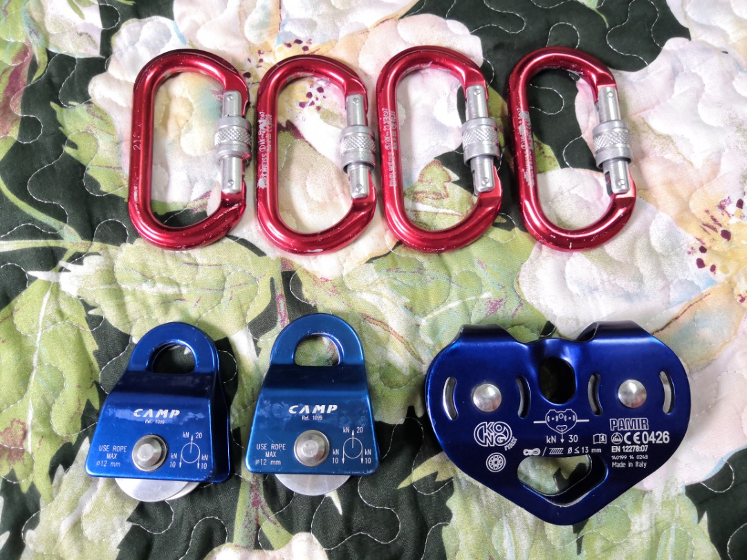 Carabiner Pulley CAMP Tandem Kong Climbing, Sports Equipment, Sports ...