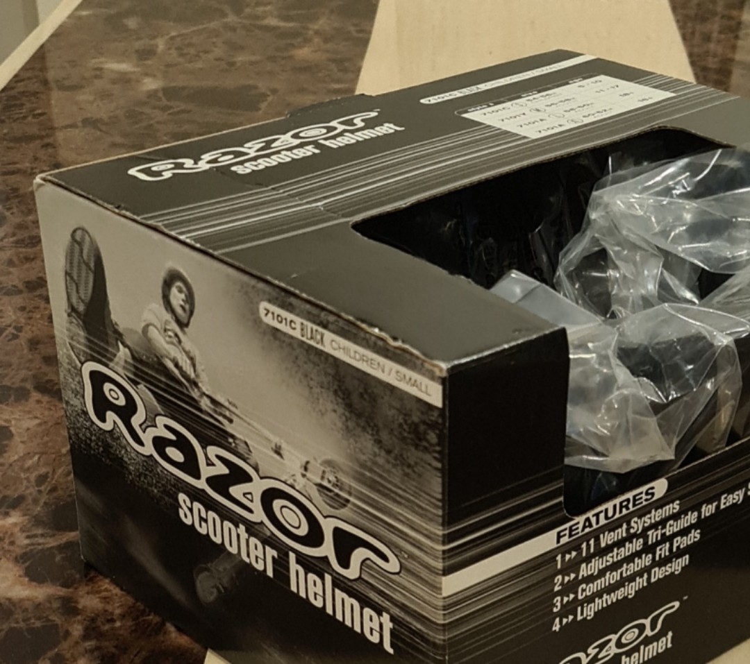 Children kids helmet. Razor helmet, Sports Equipment, Bicycles & Parts ...