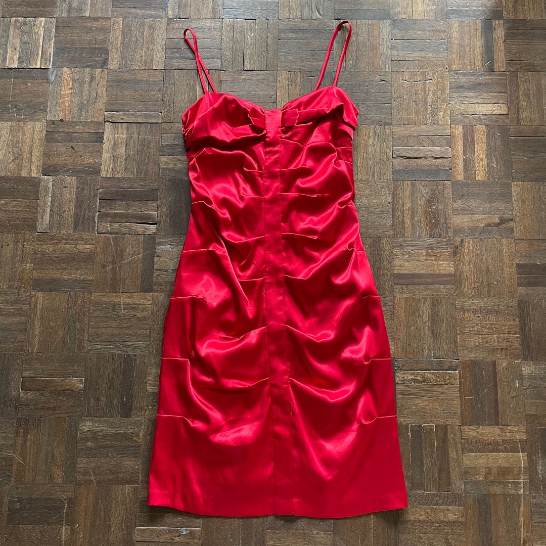 Cinderella red satin dress, Women's Fashion, Dresses & Sets, Dresses on ...