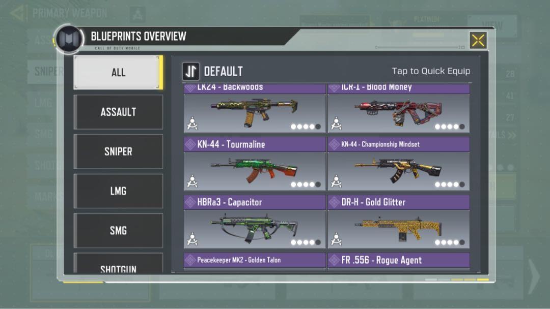 Codm acc with Dlq red action, Video Gaming, Gaming Accessories, Game ...