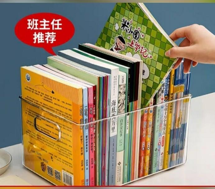 Book Shelve Books Container Plastic Storage, Furniture & Home Living ...
