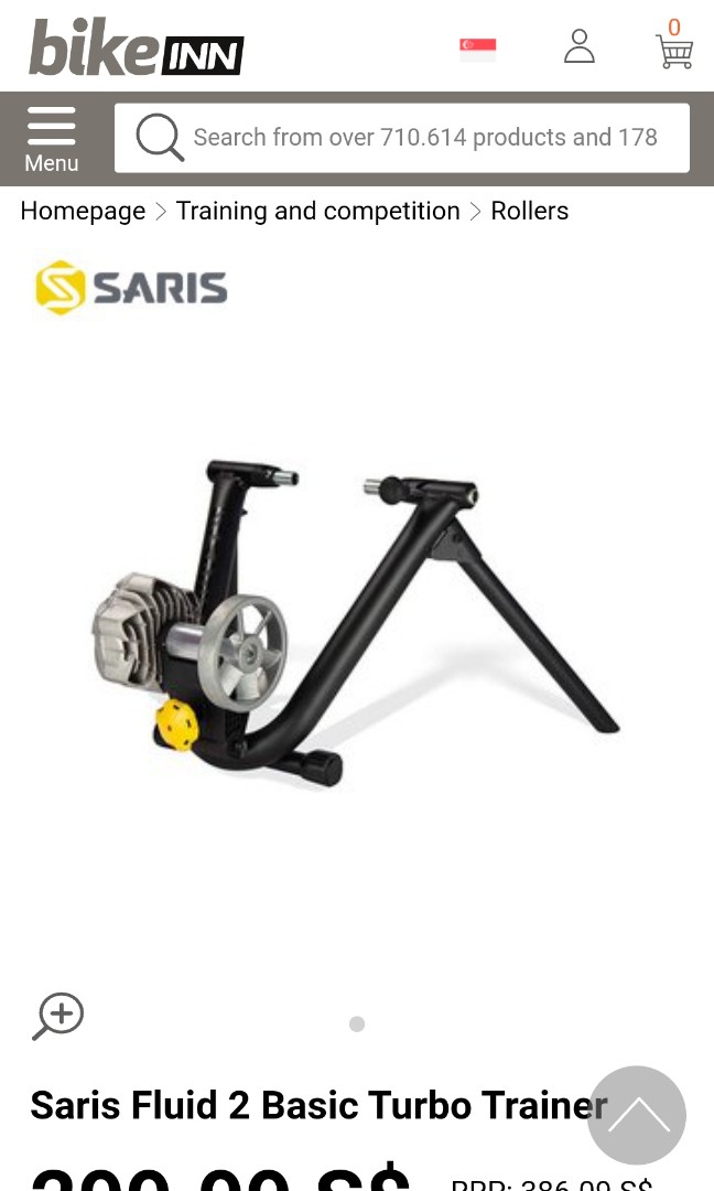 Cyclops Saris fluid 2 trainer, Sports Equipment, Bicycles & Parts ...