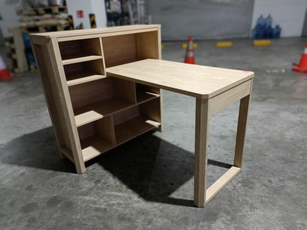 DESTICON Study Desk with Low Cabinet, Furniture & Home Living ...