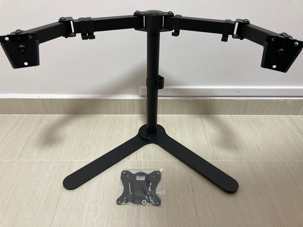 Dual Monitor Arm with detachable backplate, Computers & Tech, Parts ...