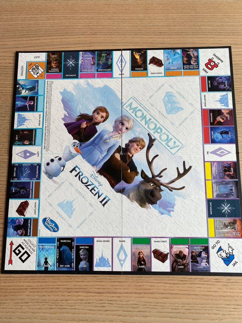 Frozen 2 Monopoly, Hobbies & Toys, Toys & Games on Carousell