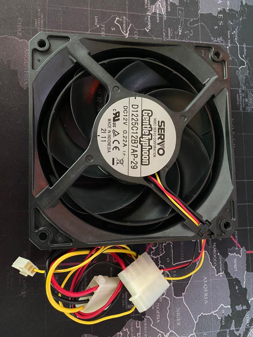 Gentle Typhoon 120mm 3000 rpm with freebie, Computers & Tech, Parts ...