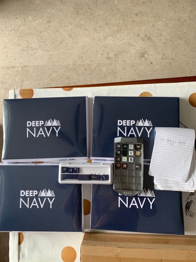 GMK Deep Navy, Computers & Tech, Parts & Accessories, Computer Keyboard ...