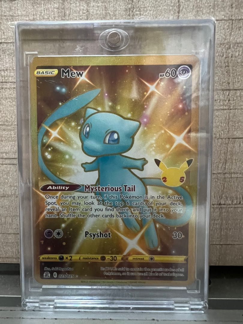 Golden Mew 25th Anniversary, Hobbies & Toys, Toys & Games on Carousell