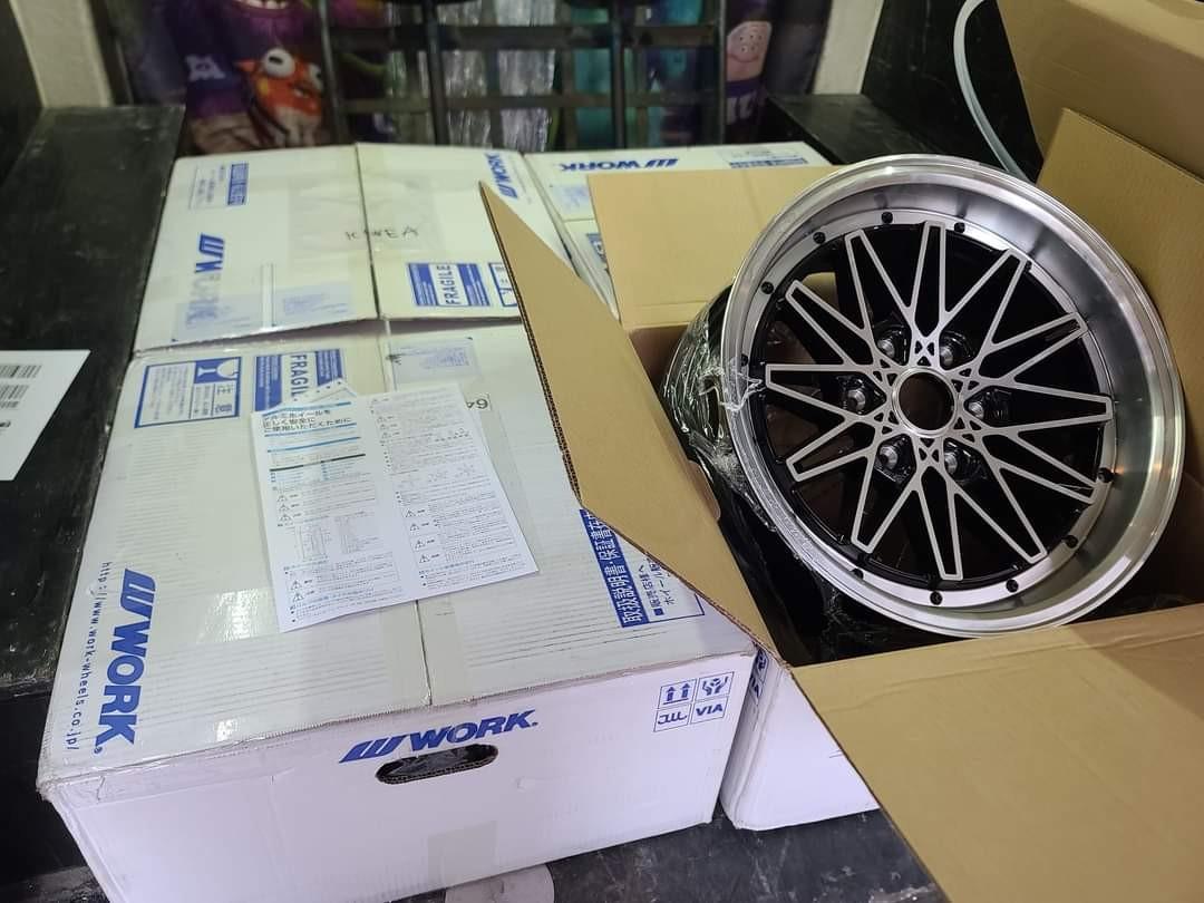 Hiace 18'inch WORK XTRAP rims, Car Accessories, Tyres & Rims on Carousell