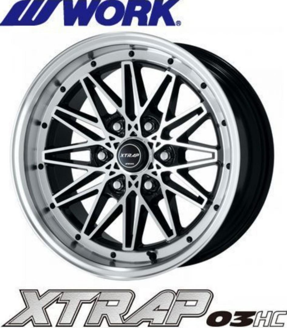 Hiace 18'inch WORK XTRAP rims, Car Accessories, Tyres & Rims on Carousell