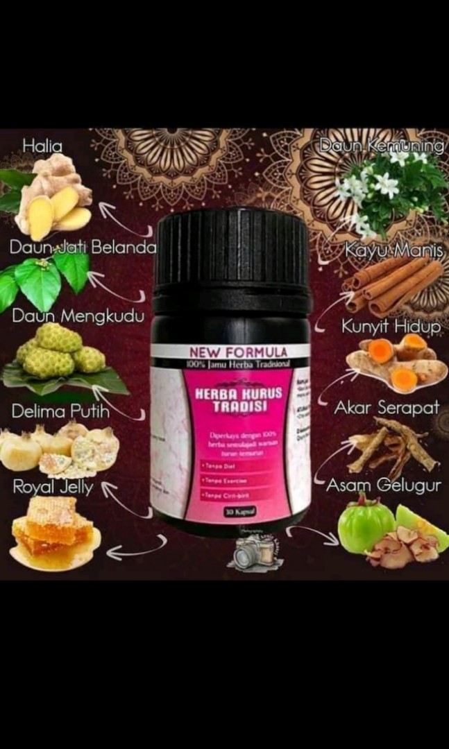HKT(Herbal Kurus Tradisi) Instock, Health & Nutrition, Health ...