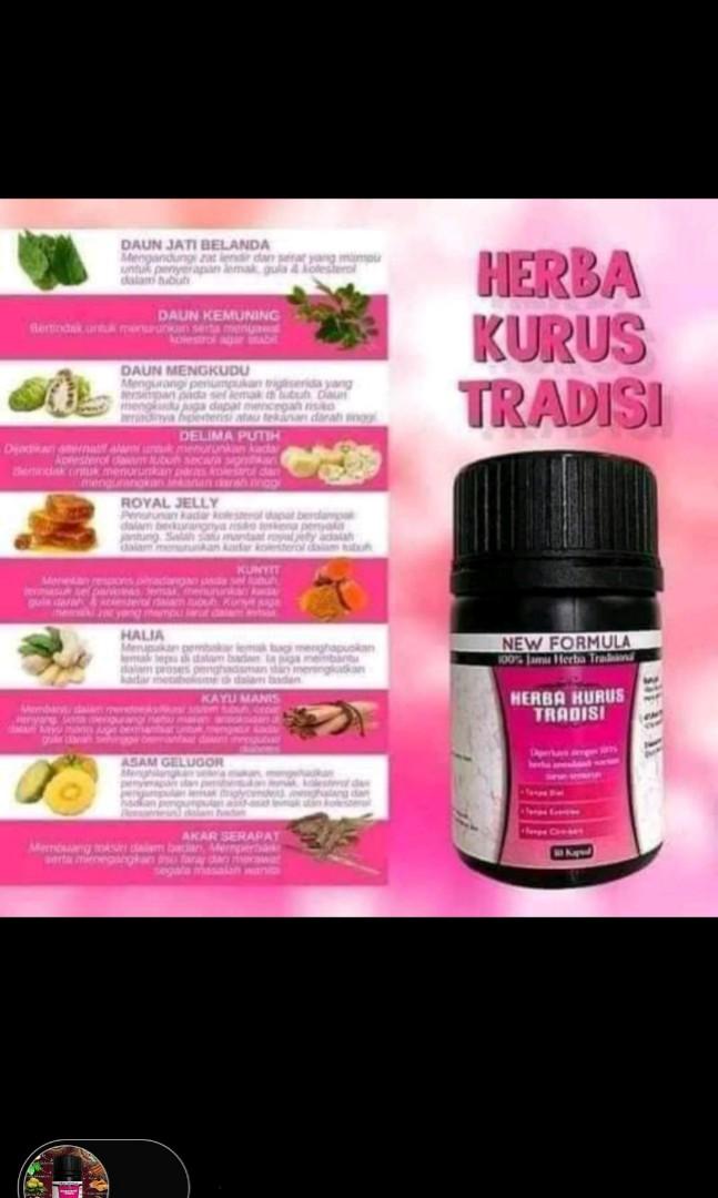 HKT(Herbal Kurus Tradisi) Instock, Health & Nutrition, Health ...