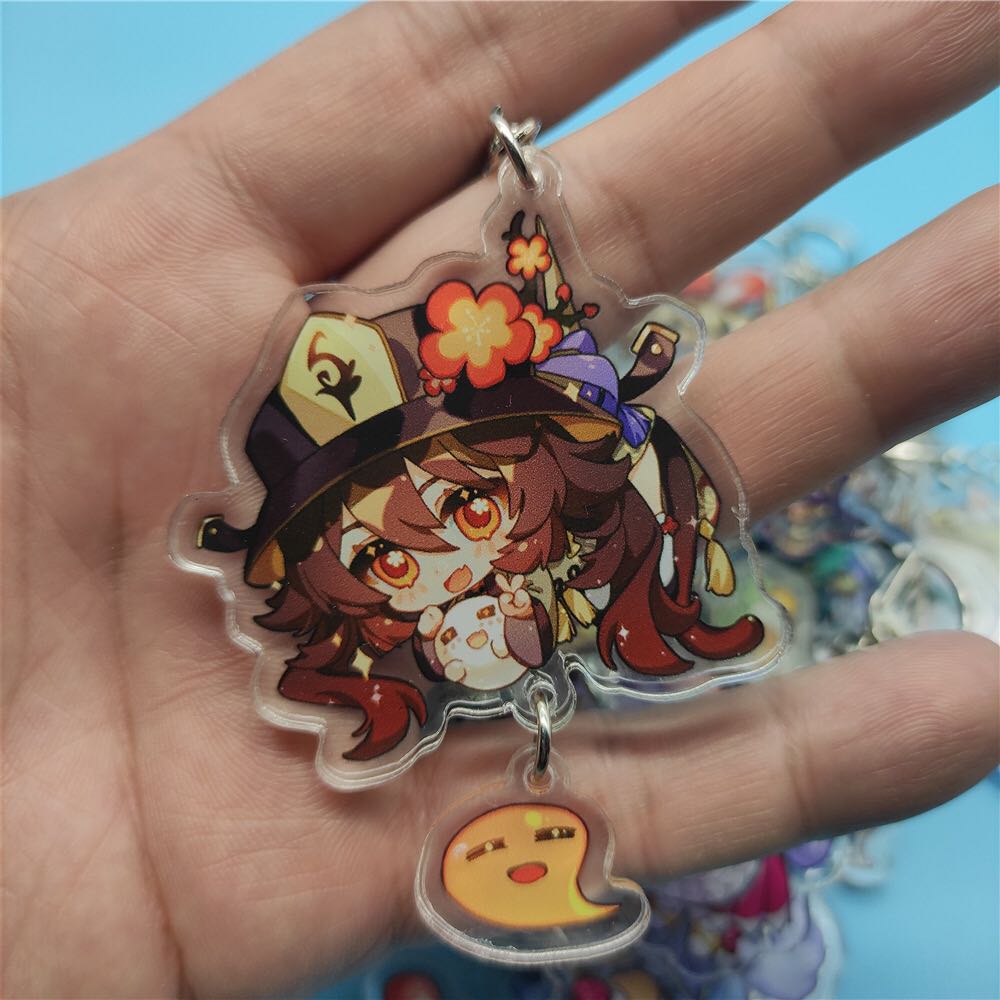 Hu Tao Genshin Impact Keychain, Hobbies & Toys, Memorabilia ...