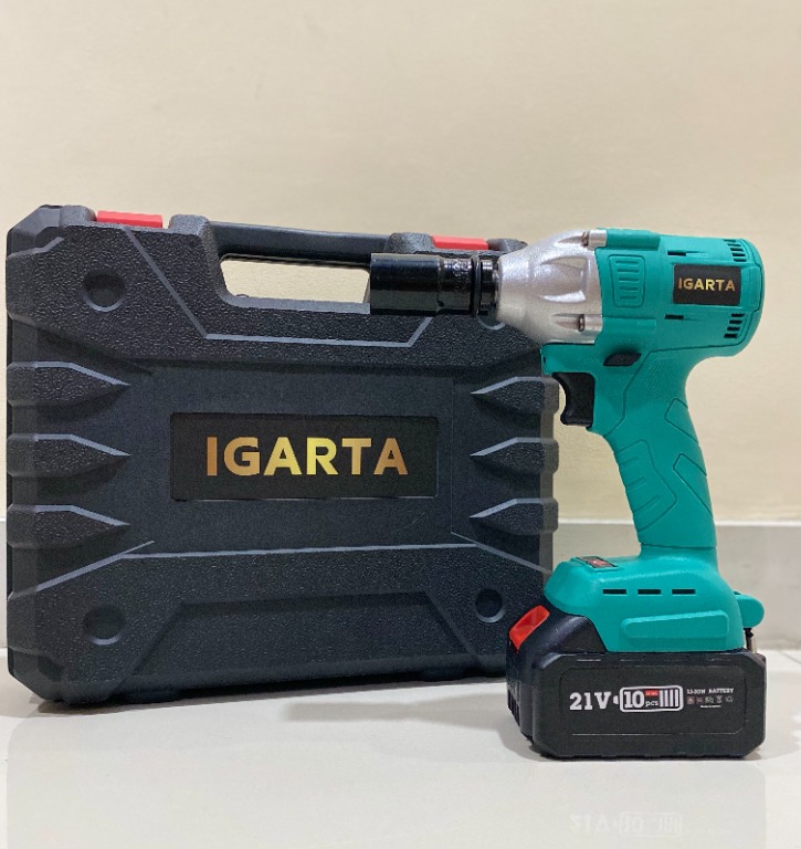 Igarta Cordless Impact Wrench Brushless, Furniture & Home Living, Home ...