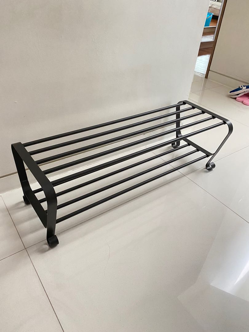 IKEA Metal Shoe rack, Furniture & Home Living, Furniture, Shelves ...