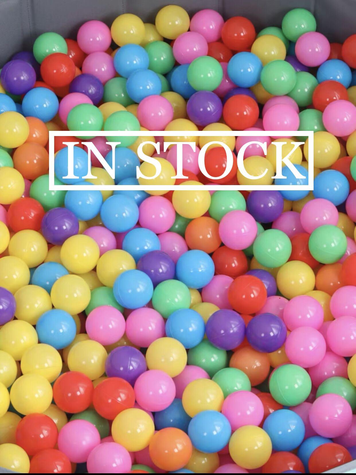 In stock 7cm big Coloured balls / ocean balls / ball pit / plastic ...