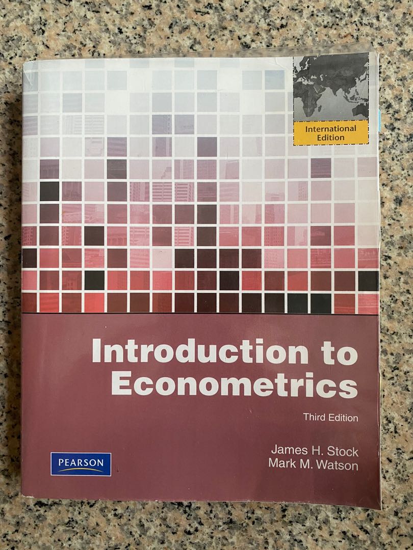 Introduction to econometrics (Pearson), Hobbies & Toys, Books ...