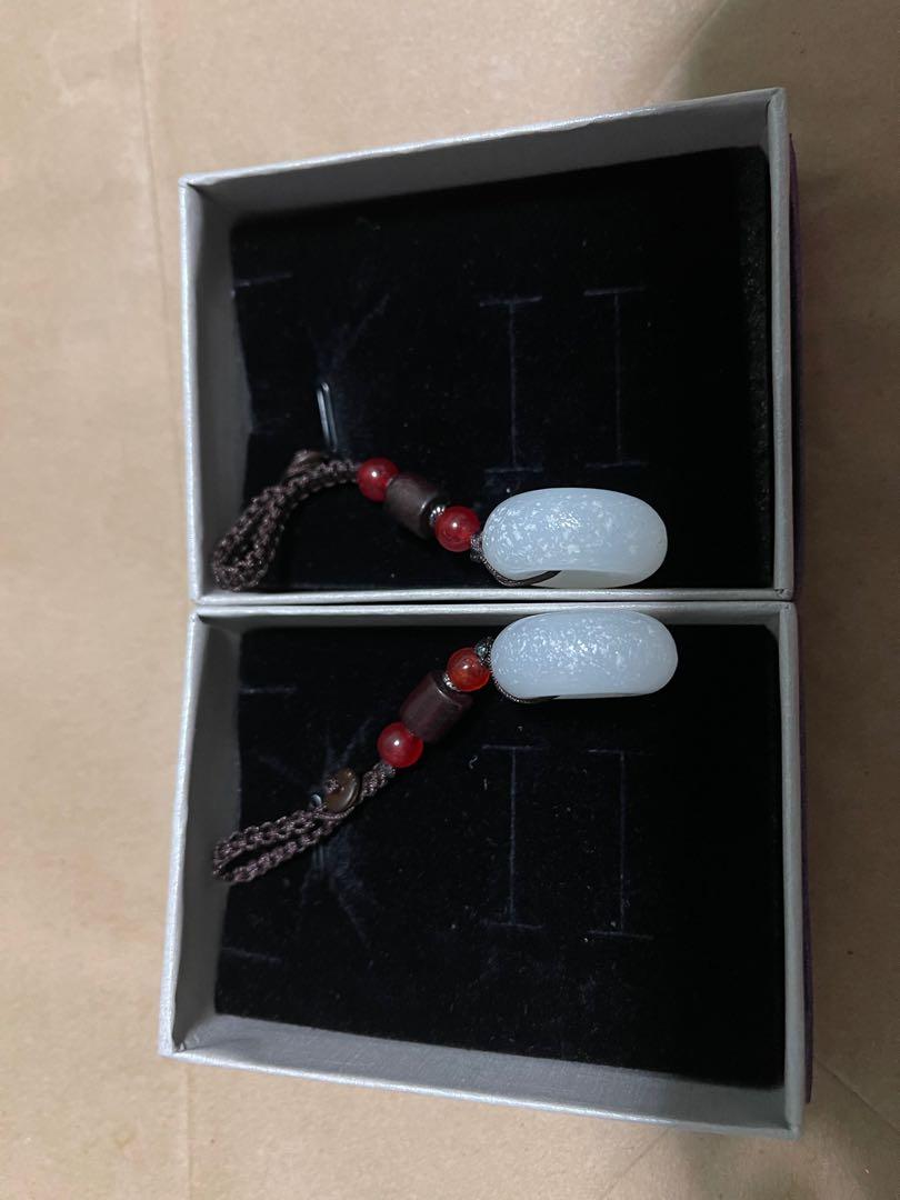 Jade key chain, Women's Fashion, Jewelry & Organisers, Charms on Carousell