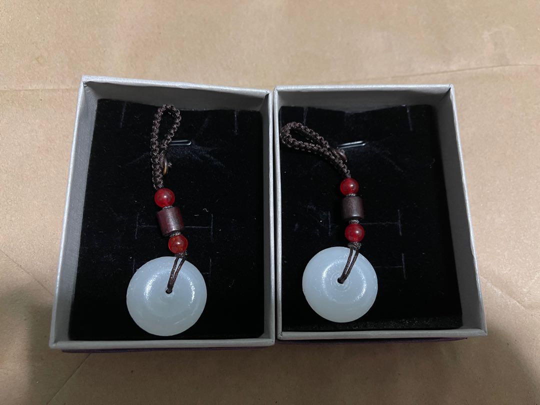 Jade key chain, Women's Fashion, Jewelry & Organisers, Charms on Carousell