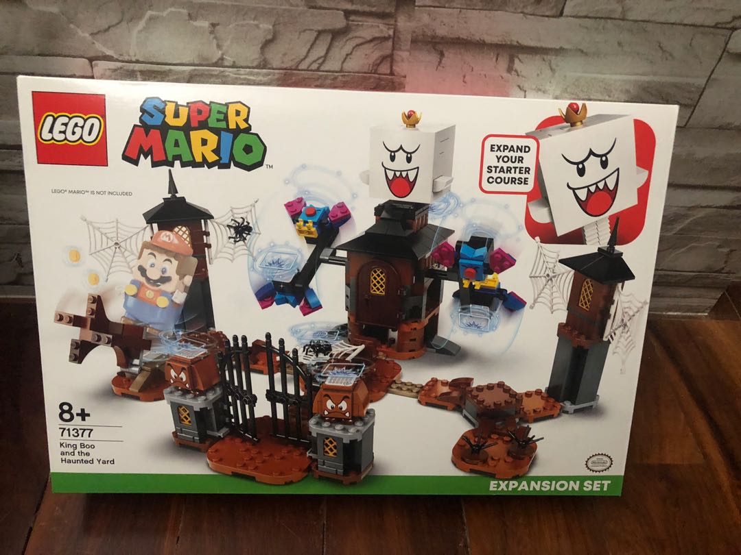 LEGO 71377 Super Mario King Boo and the Haunted Yard Expansion Set ...