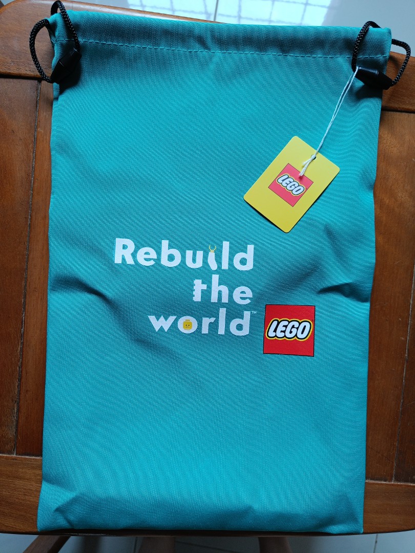 Lego Drawstring Bag, Hobbies & Toys, Toys & Games on Carousell