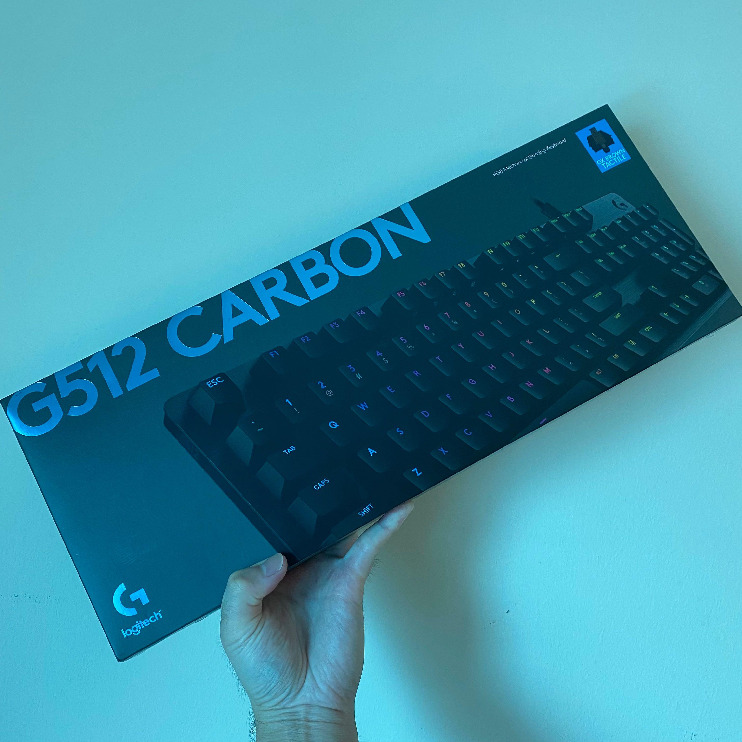 [Like New] Logitech G512 Carbon Mechanical Keyboard - GX Brown Tactile ...