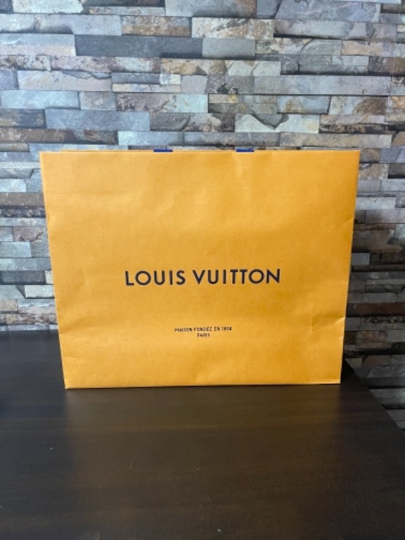 LV Paper Bag & Box, Luxury, Accessories on Carousell