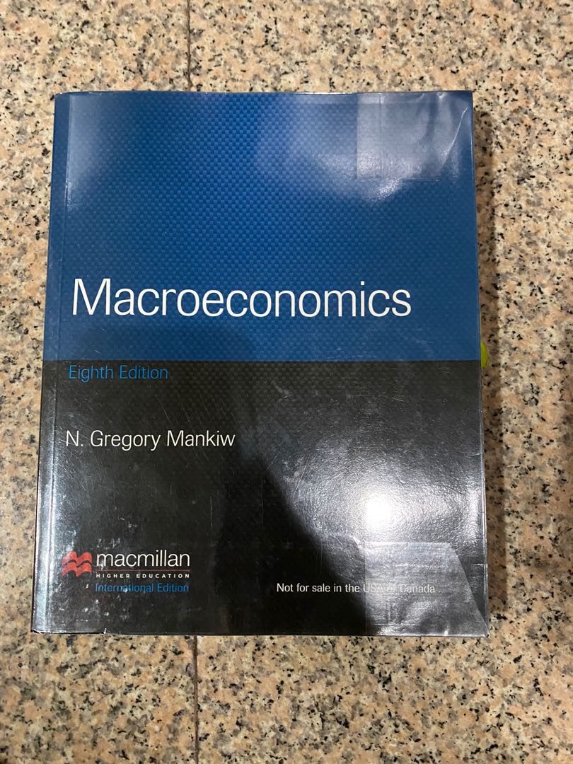 Macroeconomics 8th edition (Macmillan), Hobbies & Toys, Books ...