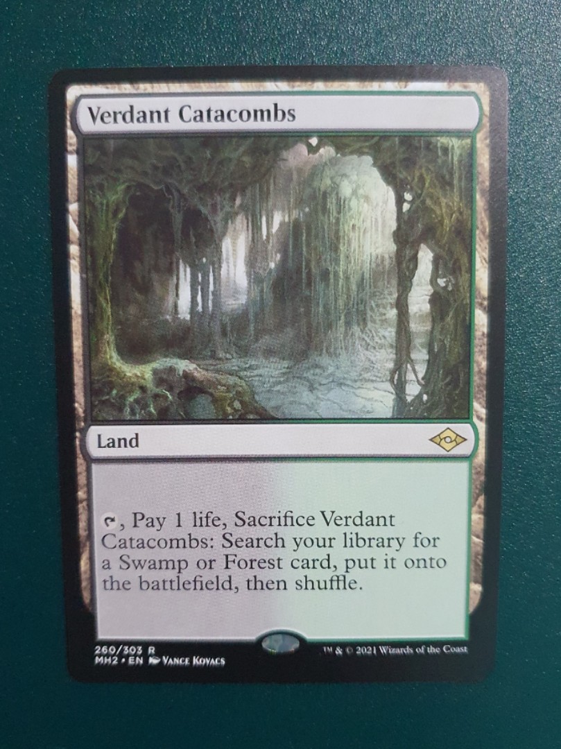 Magic The Gathering - Verdant Catacombs (MH2) MTG, Hobbies & Toys, Toys ...