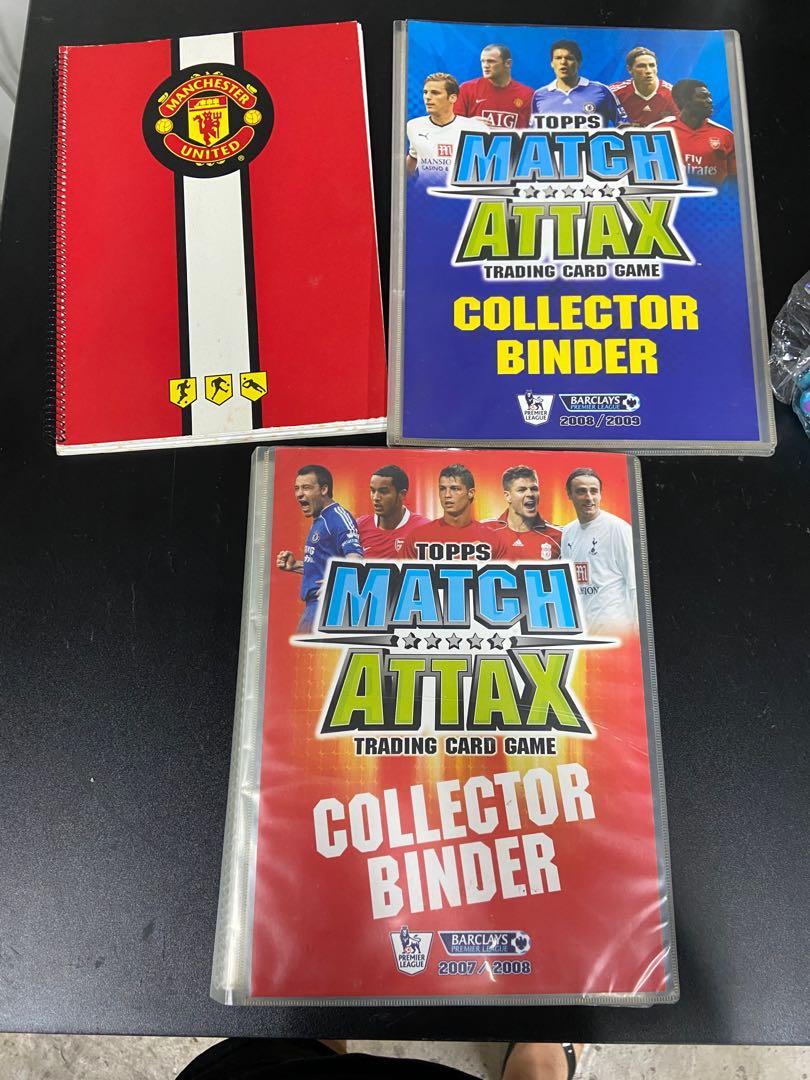 Manchester United A4 Notebook and Match Attax Collector Binder x 2 ...
