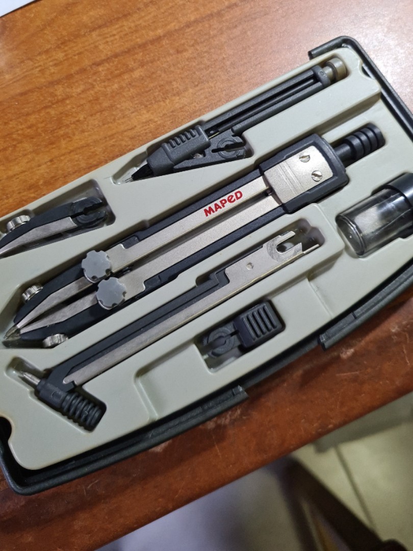 Maped mathematical compass set, Hobbies & Toys, Stationery & Craft ...