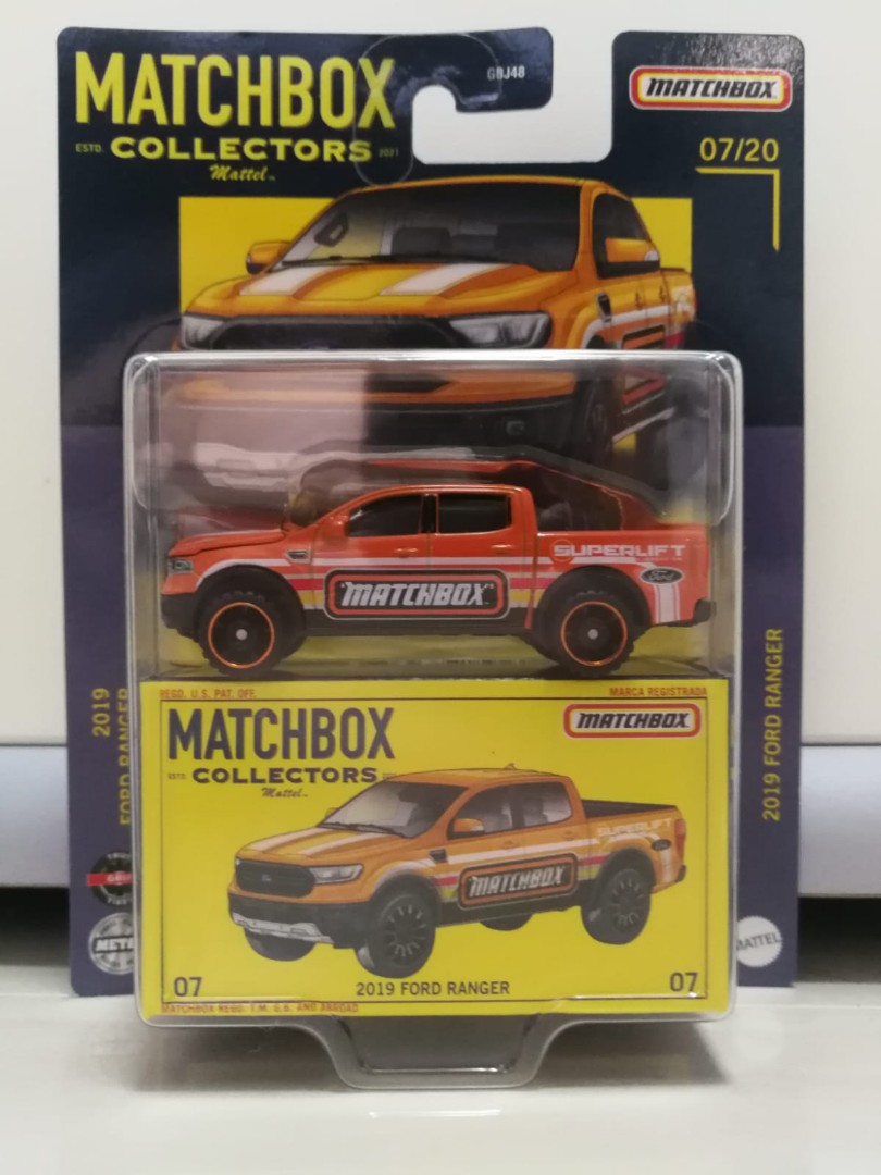 Matchbox Collectors 2019 Ford Ranger Mattel, Hobbies & Toys, Toys ...