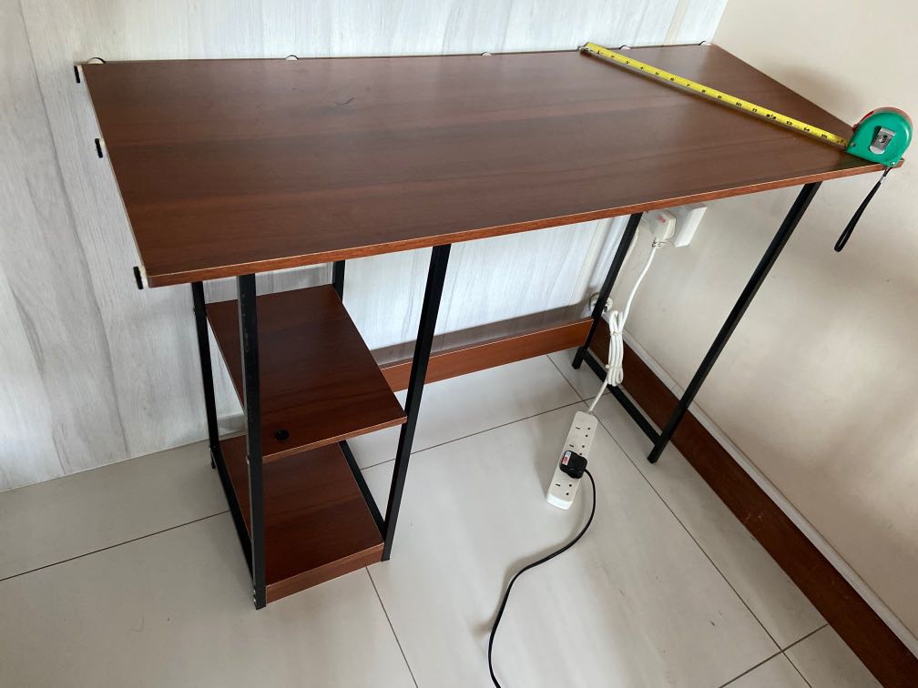 Mini study table . (W)40cm*(L)100cm*(H)120cm $15 each, Furniture & Home ...