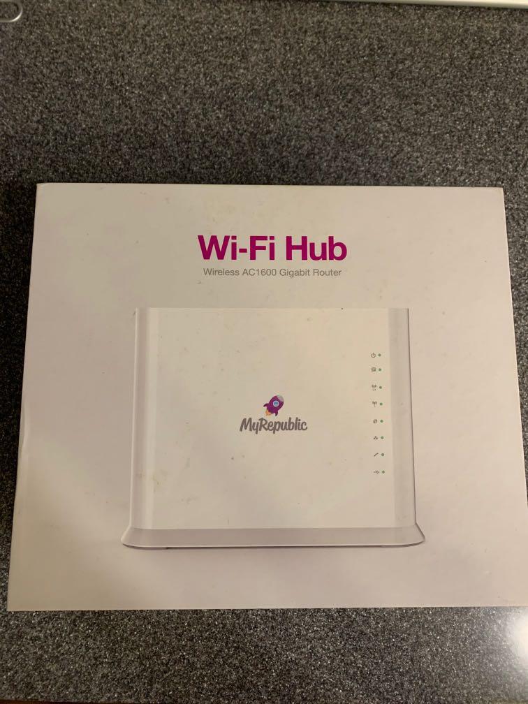 My Republic Wifi Hub Wireless AC1600 Gigabit Router, TV & Home ...