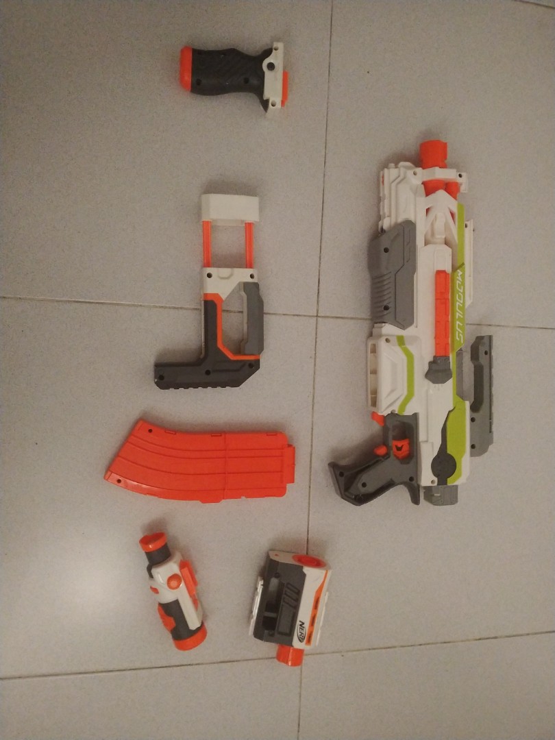 Nerf gun Modulus with attachments, Hobbies & Toys, Toys & Games on ...