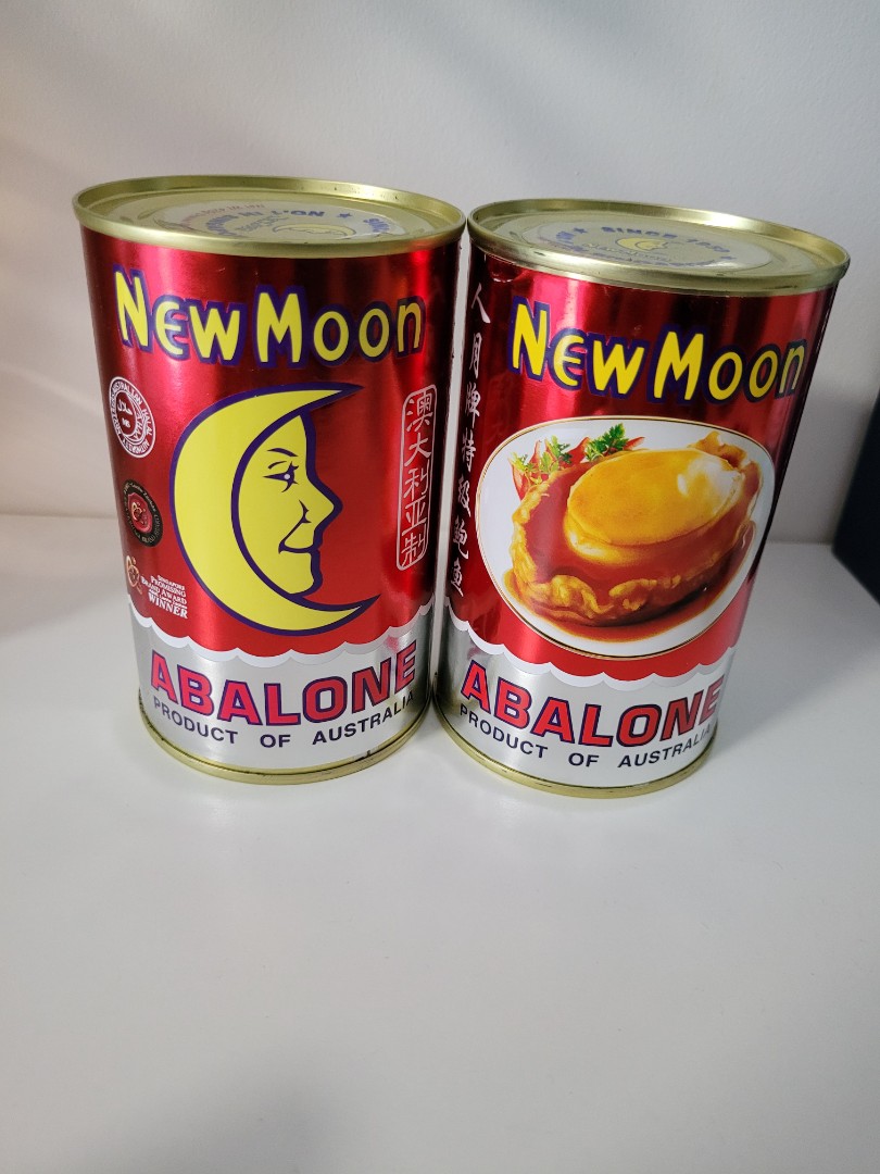 New Moon Australia Abalone 425g. Wild Catch, Food & Drinks, Packaged & Instant Food on Carousell