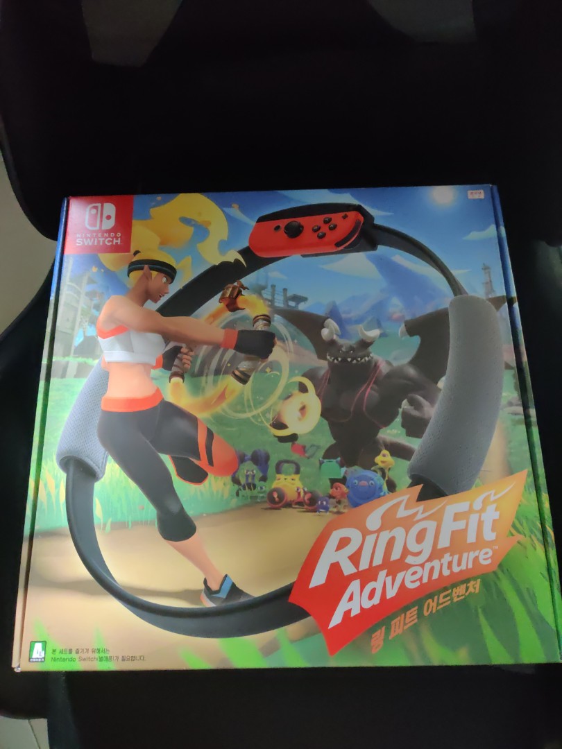 Nintendo Ring Fit Adventure with Ringcon, Video Gaming, Video Games ...