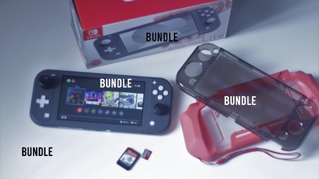 Nintendo Switch Lite Gray (Bundle), Video Gaming, Video Game Consoles ...